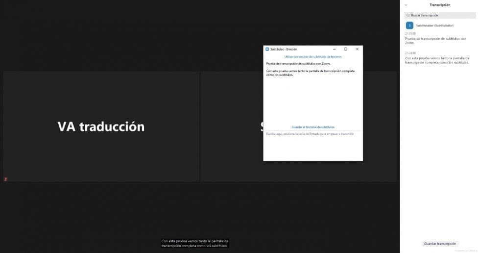 Cómo incluir subtítulos en Zoom con interpretación simultánea