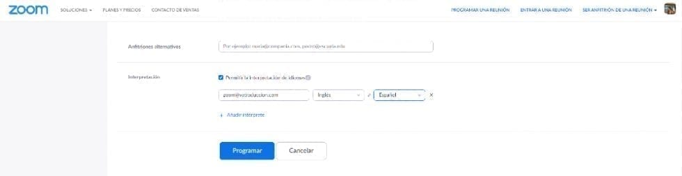 Interpretación simultánea con Zoom: cómo configurar la función