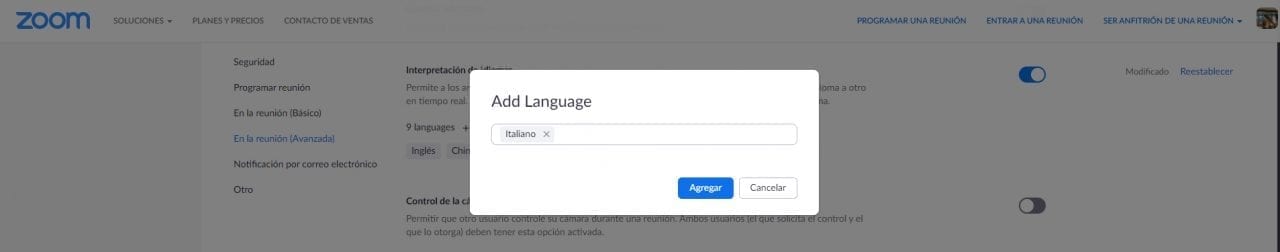 Interpretación simultánea con Zoom: cómo configurar la función